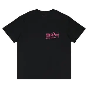 PURPLE BRAND Textured Jersey Tee - Black