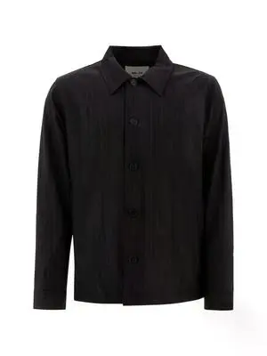 Nn07 Stripe-pattern Shirt Jacket