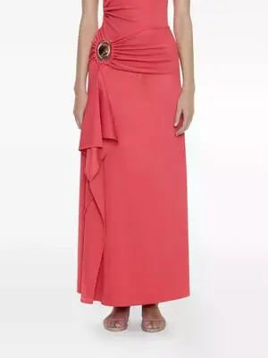 Christopher Esber Occhio Crystal Cascade Skirt