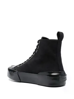 JIL SANDER High-top Canvas Sneakers