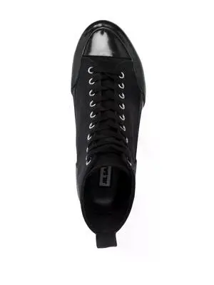 JIL SANDER High-top Canvas Sneakers