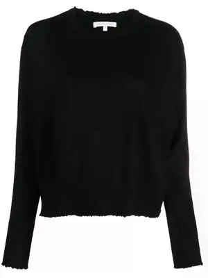 Patrizia Pepe Distressed-finish Wool Jumper
