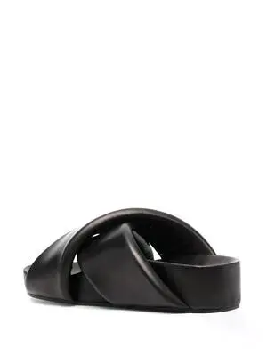 JIL SANDER Crossover Strap Chunky Sandals