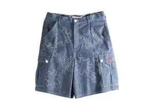 Marni Chambray Wide Leg Shorts