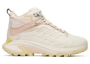 Merrell Moab Speed 2 Leather Mid Waterproof Shoes - Eggshell