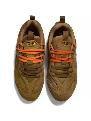 HIDE&JACK Lace-up Suede Sneakers - Brown