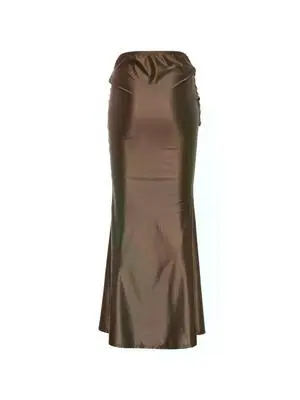 VENUJA Gathered Draped Skirt