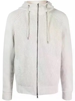 Herno Zip-fastening Wool Hooded Jacket