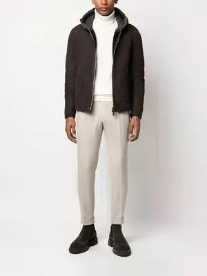 Herno Hooded Shearling Jacket
