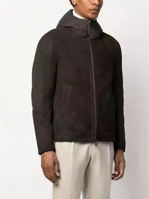 Herno Hooded Shearling Jacket