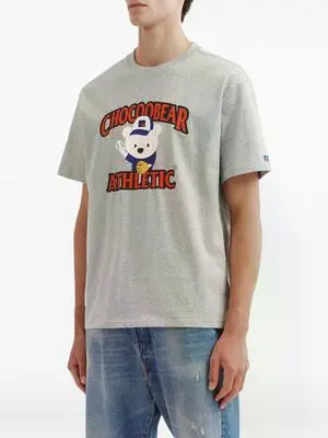 CHOCOOLATE Bear-print T-shirt - Grey