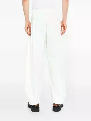 CROQUIS Elasticated Waistband Tapered Trousers