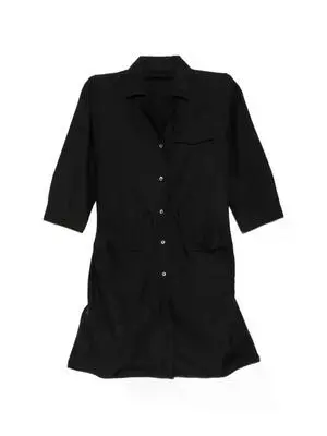 JNBY Collared Mini Shirt Dress - Black