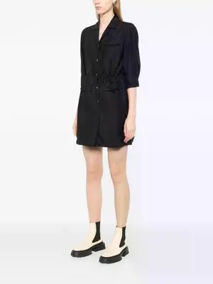 JNBY Collared Mini Shirt Dress - Black