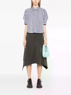 JNBY Deconstructed Midi Skirt - Brown