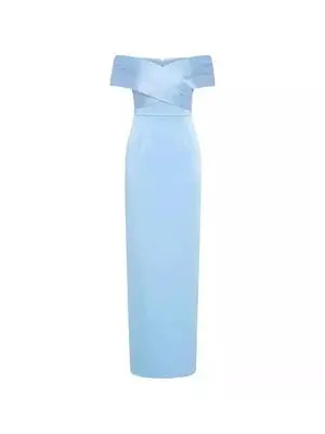 Rebecca Vallance Kai Off-shoulder Maxi Dress - Blue
