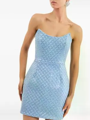 Rebecca Vallance Alix Sequined Mini Dress