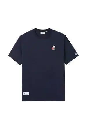 CHOCOOLATE Bear-appliqué T-shirt - Blue