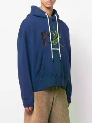 Palm Angels Broken Palm Logo Hoodie