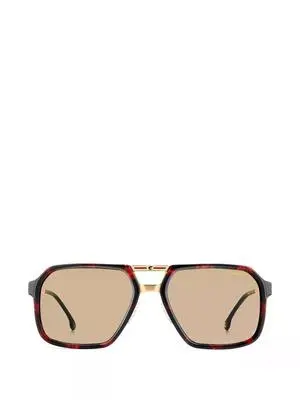 Carrera Eyewear Sunglasses With Geometric Frame - Red