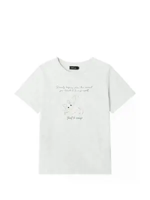TOUT A COUP Cat-print T-shirt