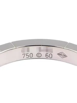 Cartier Lanière Ring In 18k White Gold - Silver
