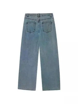 B+AB Lace Trim Straight Jeans