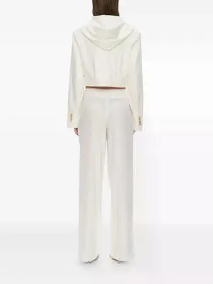 Christopher Esber Hooded Cropped Jacket - White
