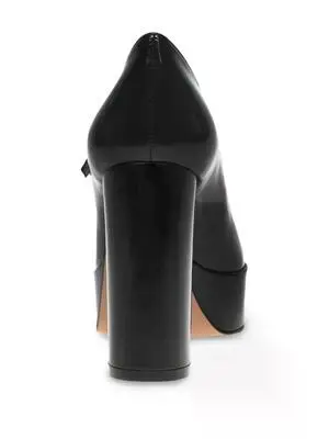 GIANVITO ROSSI Buckle-strap Platform Pumps - Black