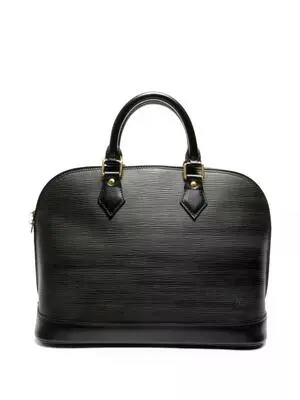 LOUIS VUITTON 2001 Epi Alma Pm Handbag - Black