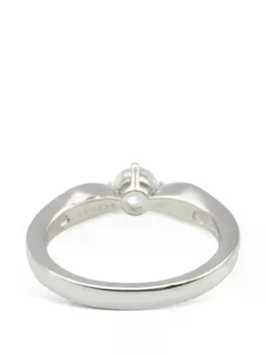 BVLGARI 2010s Platinum Dedica A Venezia Diamond Ring