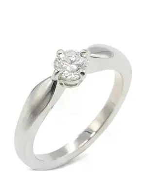 BVLGARI 2010s Platinum Dedica A Venezia Diamond Ring
