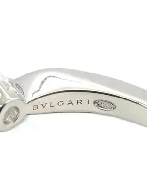 BVLGARI 2010s Platinum Dedica A Venezia Diamond Ring
