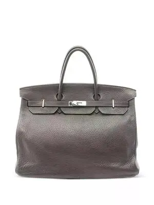 Hermès 2008 40 Birkin Tote Bag - Grey