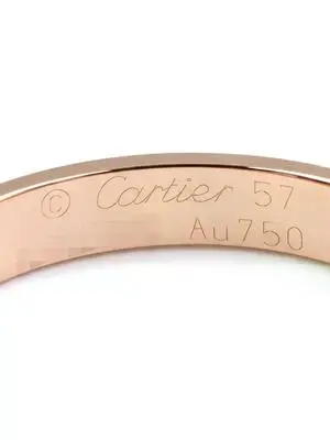 Cartier 2010s Love Band Ring - Pink