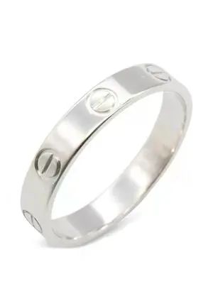 Cartier 2010s Mini Love Ring - Silver