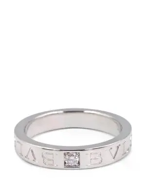 BVLGARI B.zero1 Diamond Ring In 18k White Gold - Silver