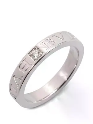 BVLGARI B.zero1 Diamond Ring In 18k White Gold - Silver
