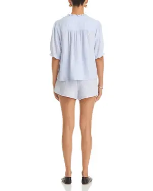 Xirena Jenna Shirt - Blue Ice