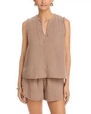 Xirena Portia Top - Ash Brown