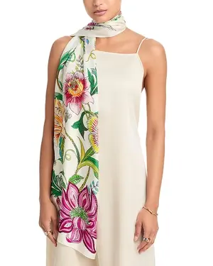 Echo Sunkissed Vine Silk Scarf