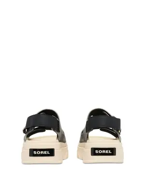 Sorel Kinetic Sunchase Sandals - Black/chalk