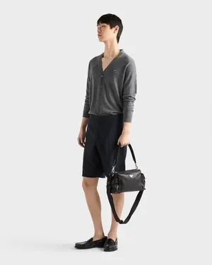Prada Explore Leather Bag - Black