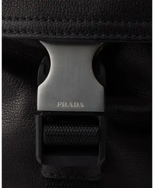 Prada Explore Leather Bag - Black