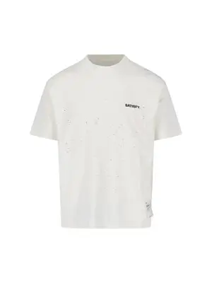 Satisfy T-shirt "mothtech - Cream