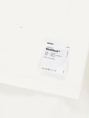 Satisfy T-shirt “mothtech - Cream