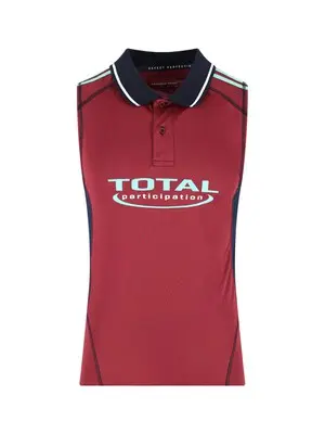 Martine Rose Football Polo Shrunken Vest