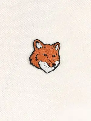 Maison Kitsuné Polo "fox Head - Beige