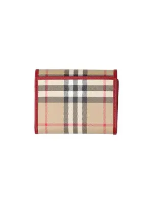 Burberry Wallet "check - Beige