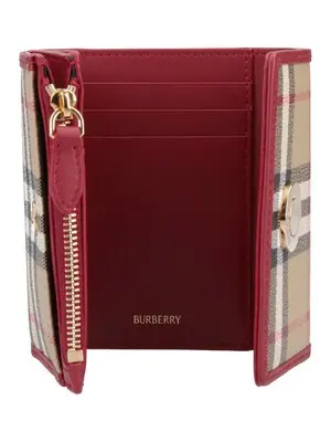 Burberry Wallet "check - Beige